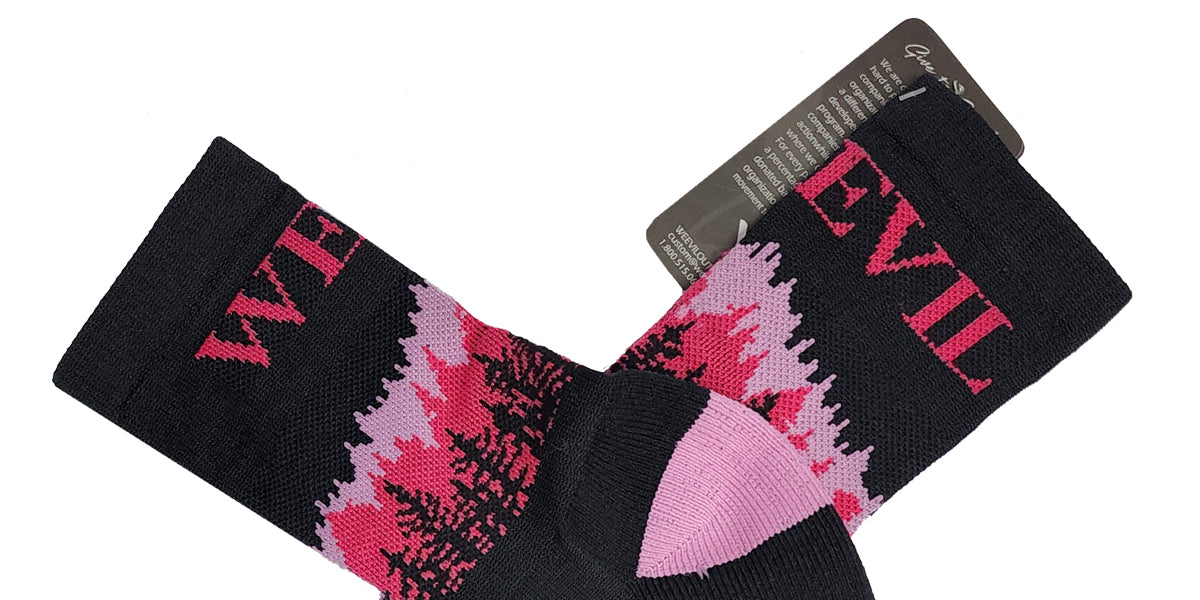 PINK FOREST // CREW SOCK – Weevil Outdoor